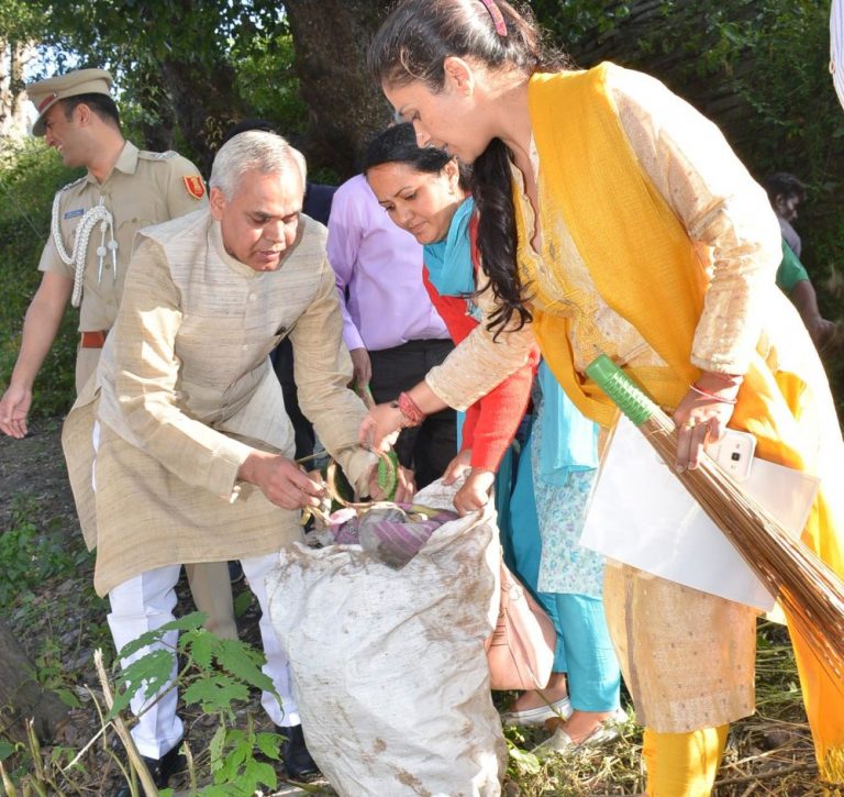 Governor launched 'Swachhta Hi Sewa' cleanliness drive - The News Himachal