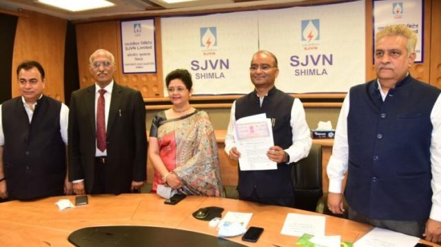 SJVN, Wind Energy institute sign pact to develop Solar and Wind projects