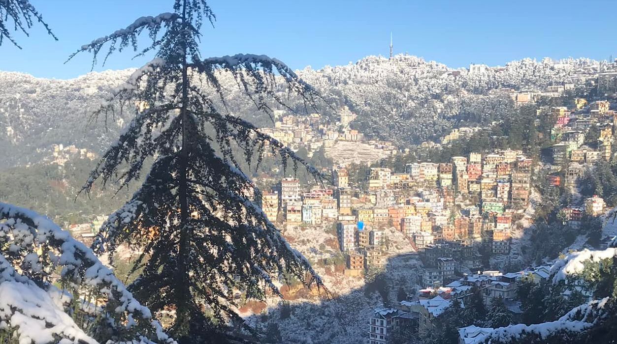 In-Pictures: Snowfall in Shimla