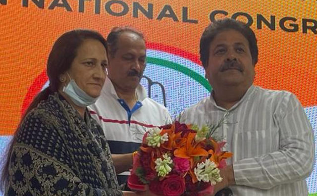 Indu Verma joins Congress